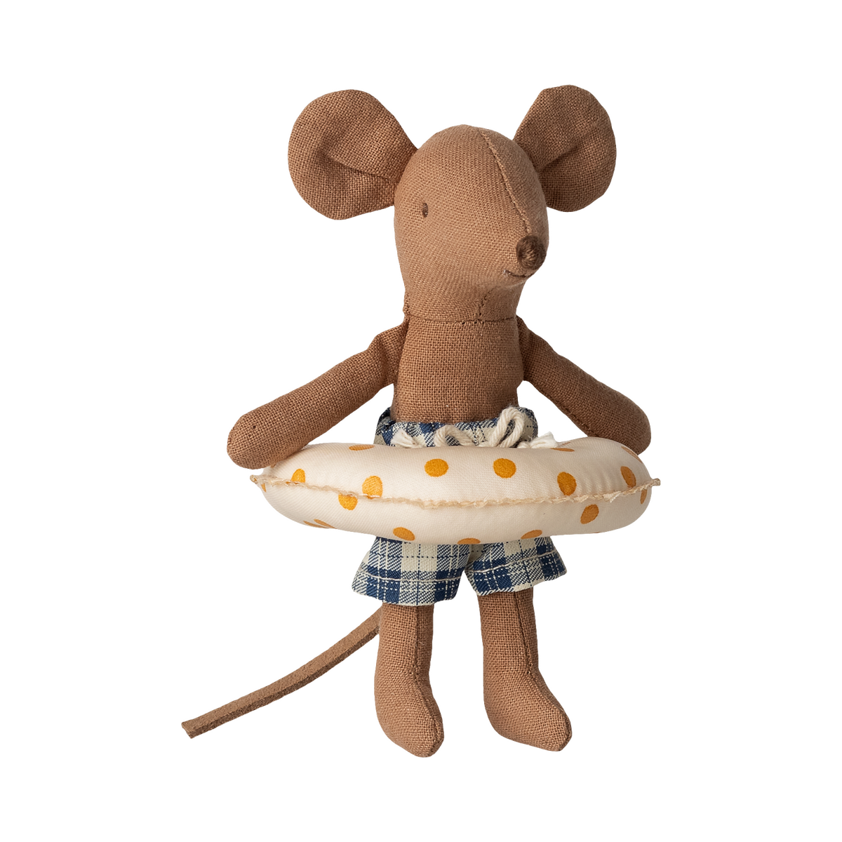 Maileg | Beach Mouse with Float, Little Brother | Yellow Dots | Off ...